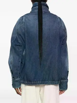 SOSUE Denim Jacket With Faded Finish And Gold-tone Hardware
