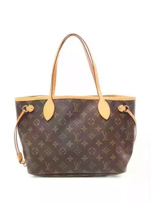 LOUIS VUITTON Monogram Canvas Neverfull Pm Tote Bag - Brown