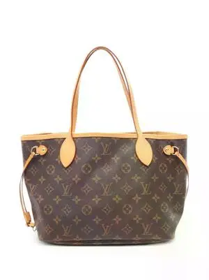LOUIS VUITTON Monogram Canvas Neverfull Pm Tote Bag - Brown
