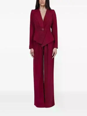 ARAFTU Arafatu Embellished Peplum Jumpsuit - Red