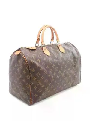 LOUIS VUITTON Speedy 40 Monogram Holdall - Brown