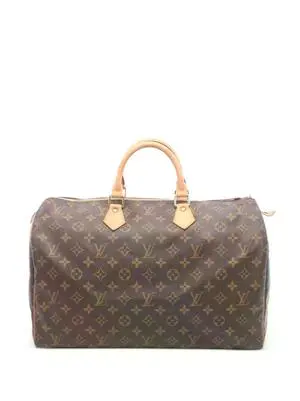 LOUIS VUITTON Speedy 40 Monogram Holdall - Brown
