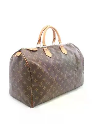 LOUIS VUITTON Speedy 40 Monogram Holdall - Brown