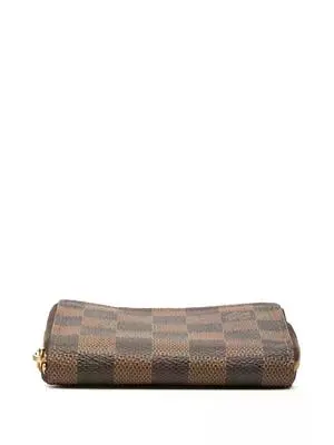 LOUIS VUITTON 2009 Damier Ebene Zippy Purse Coin Pouch - Brown