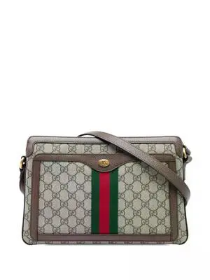 Gucci Ophidia Gg Supreme Web Crossbody Bag - Neutrals