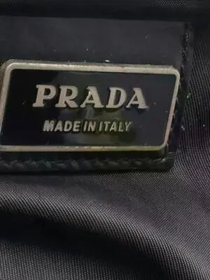 Prada Logo Plaque Crossbody Bag