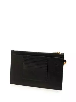 Saint Laurent Grain De Poudre Matelasse Cassandre Zip Pouch Clutch Bag