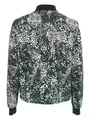 Hugo Boss Crackle Print Bomber Jacket