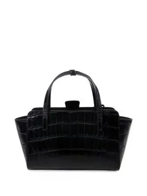 HIDESINS S Flap Croc-effect Leather Tote Bag