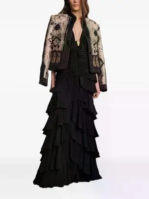 Johanna Ortiz Tiered Evening Dresses