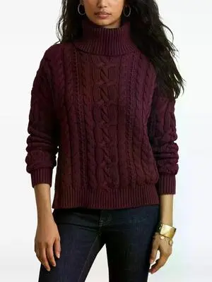 Ralph Lauren Cable-knit Long-sleeve Sweater