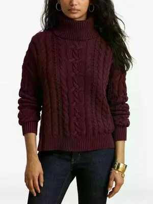 Ralph Lauren Cable-knit Long-sleeve Sweater
