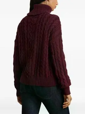 Ralph Lauren Cable-knit Long-sleeve Sweater