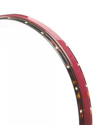 MAISON MICHEL Savannah Tortoiseshell-effect Headband - Red