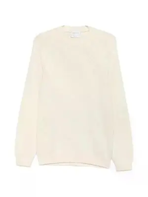 SCAGLIONE Ribbed-knit Raglan-sleeve Sweater