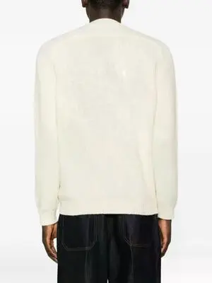 SCAGLIONE Ribbed-knit Raglan-sleeve Sweater