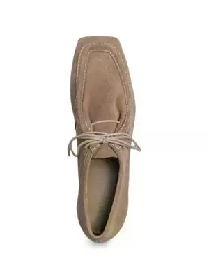 Bernardo Tate Square-toe Lace-up Derby Shoes - Neutrals