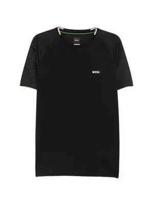 BOSS Logo-print Raglan-sleeve T-shirt