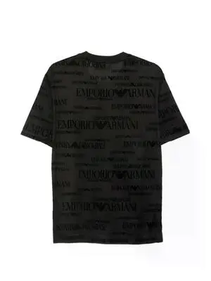 Emporio Armani All-over Logo-print T-shirt
