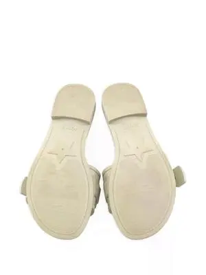 Dior Quilted Flat Sandals