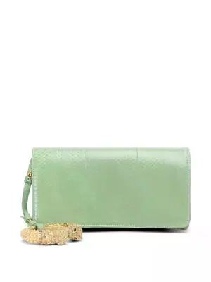 Roberto Cavalli Snake-effect Clutch Bag