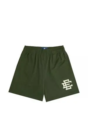 ERIC EMANUEL Ee Basic Logo Print Mesh Shorts - Green