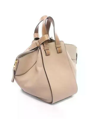 Loewe Small Hammock Leather Tote Bag - Neutrals