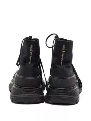 Alexander McQueen Tread Slick Lace-up High Top Sneakers