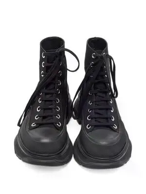 Alexander McQueen Tread Slick Lace-up High Top Sneakers
