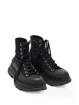 Alexander McQueen Tread Slick Lace-up High Top Sneakers