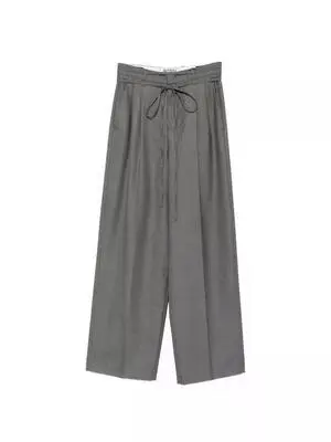 ROSSI Noa Belt Pleated Tie-waist Trousers