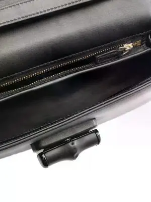Gucci 2010s Bamboo Diva Handbag - Black