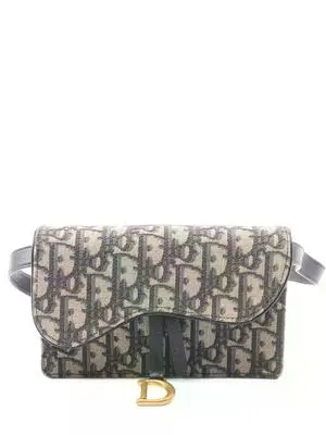 Dior 2000s Saddle Oblique Belt Bag - Neutrals