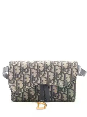 Dior 2000s Saddle Oblique Belt Bag - Neutrals