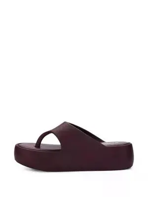 Melissa Free Platform Thong Sandals - Red