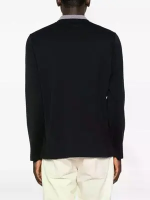Brunello Cucinelli Long-sleeve Polo Shirt - Blue