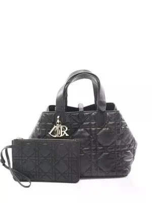 Dior 2010s Medium Toujours Macro Cannage Tote Bag