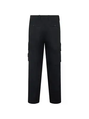 Stone Island All-weather Cotton Canvas Ghost Cargo Trousers