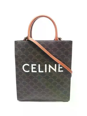 Celine Triomphe Canvas Tote Bag