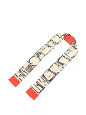 LOUIS VUITTON 2019 Trunk Bandeau Scarf - Red