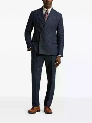 Ralph Lauren Double-breasted Check Blazer