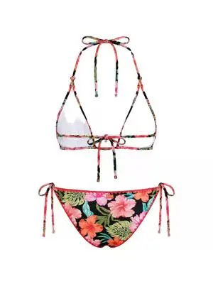 BANANA MOON Floral Print Triangle Bikini