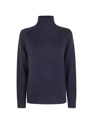 Rossopuro Cable-knit High-neck Sweater