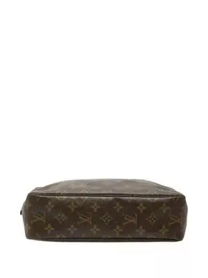 LOUIS VUITTON Monogram Canvas Trousse Toilette 28 Clutch Bag