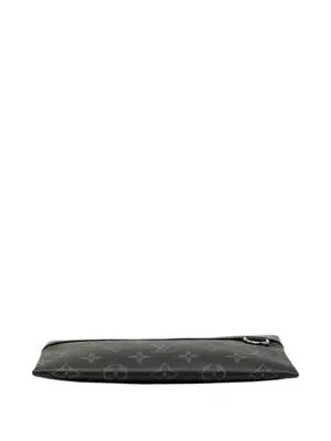 LOUIS VUITTON 2019 Monogram Eclipse Pochette Discovery Pm Clutch Bag
