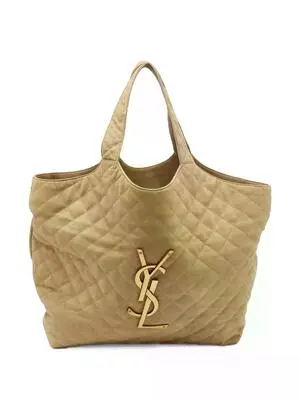 Saint Laurent Maxi Icare Quilted Tote Bag