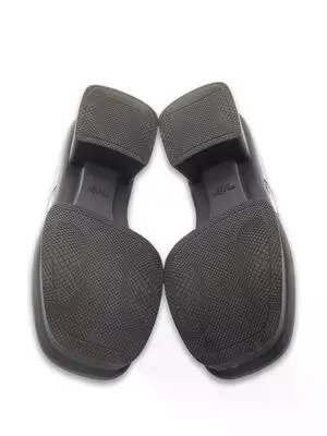 Prada Leather Platform Loafers