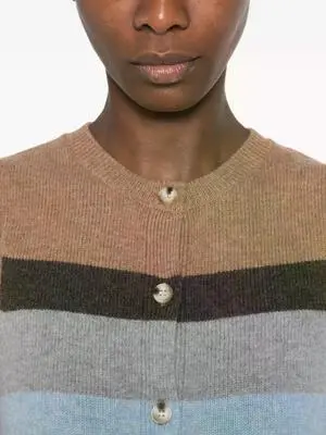 YERSE Striped Knit Gilet
