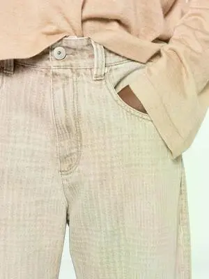 Brunello Cucinelli Prince Of Wales Check Jeans - Neutrals