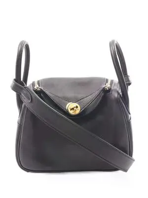 Hermès Hermès Mini Lindy Shoulder Bag Black